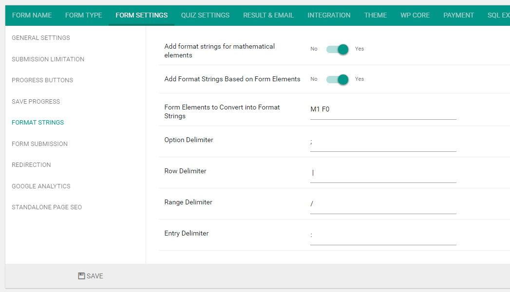 eForm easySubmission - Direct Form Edit & Extended Format String by WPQuark